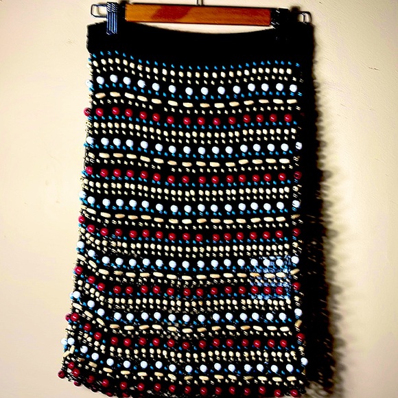 Urban Outfitters | Skirts | Urban Outfitters Sample Wood Bead Skirt ...